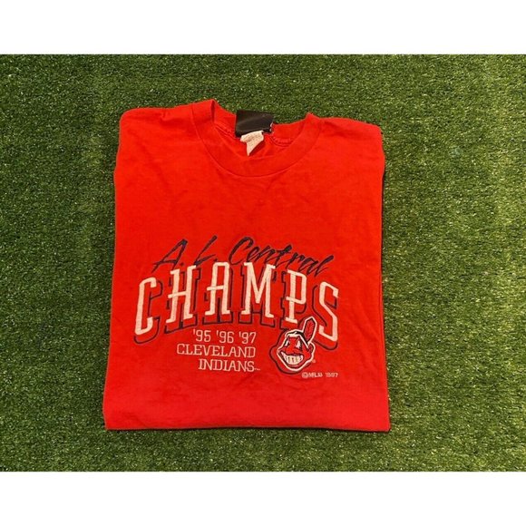 Crable Sportswear | Shirts | Vintage Cleveland Indians Tshirt Large Red ...